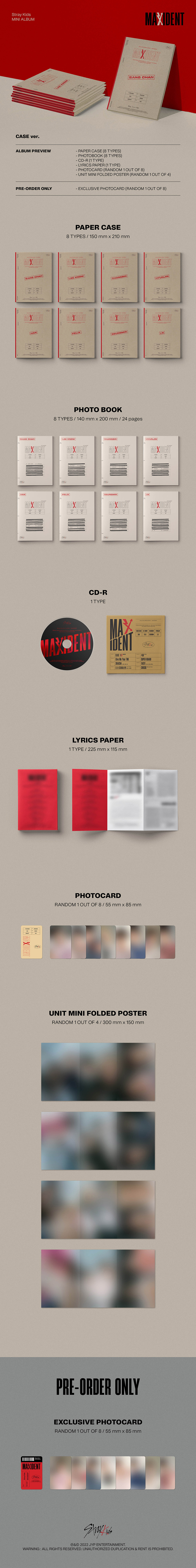 [Stray Kids] SKZ 7th Mini Album 'MAXIDENT' (CASE ver.) :: Kup teraz na ...