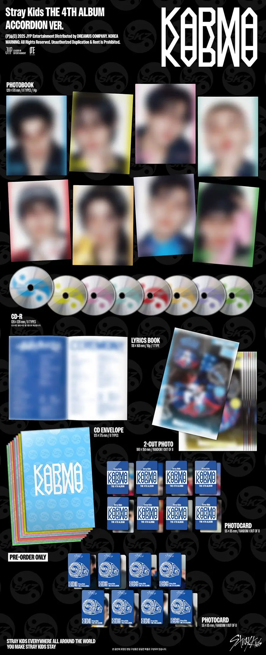 [Stray Kids] 4th Album 'KARMA' (ACCORDION ver.) :: Kup teraz na kpoply ...