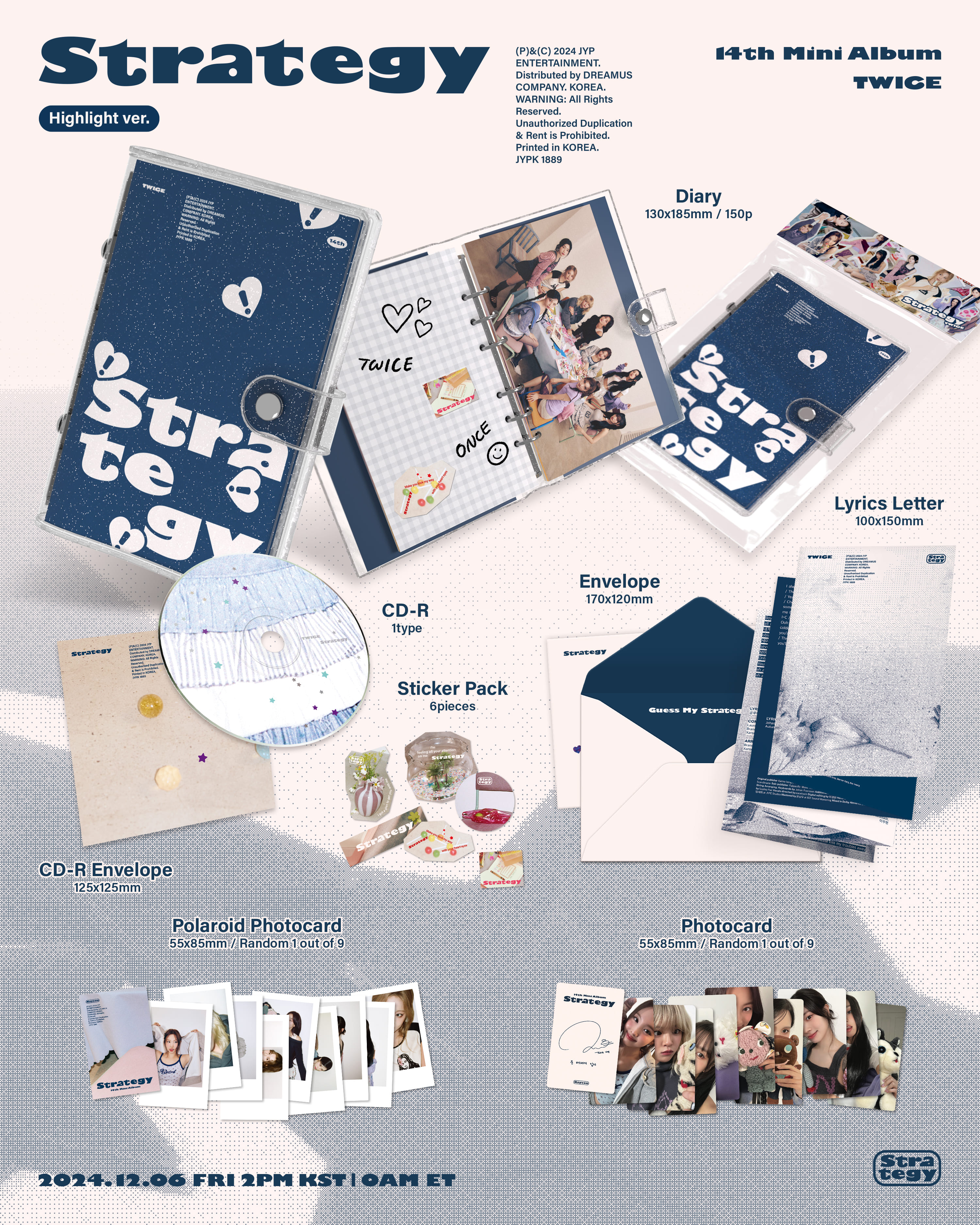 [TWICE] 14th Mini Album 'STRATEGY' (Highlight ver.) :: Kup teraz na ...