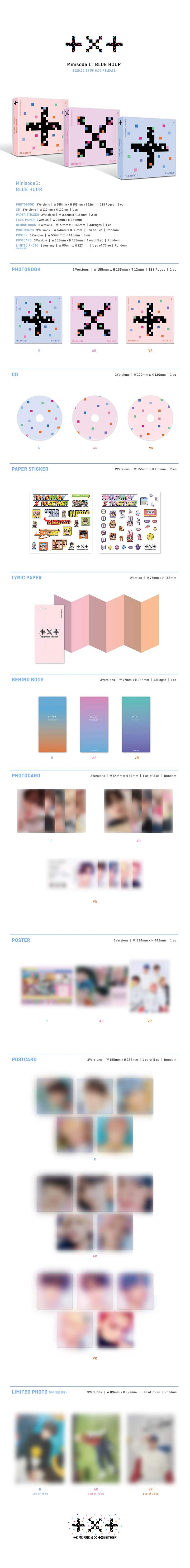 [TOMORROW X TOGETHER (TXT)] 3rd Mini Album 'Minisode 1 : Blue Hour ...